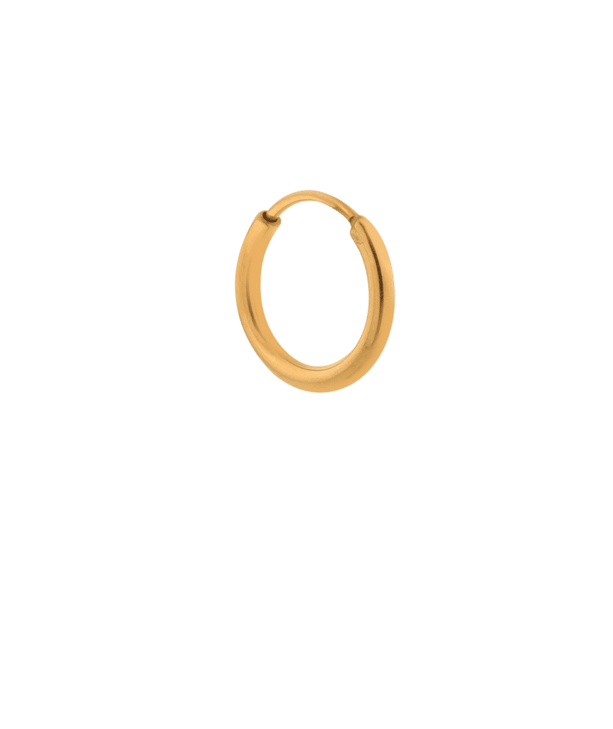 Plain hoop 16mm gold | Label Kiki